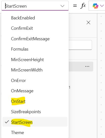 Difference Between App Onstart And Start Screen In Canvas Powerapps