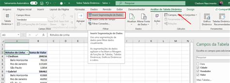 Como Filtrar Dados Numa Tabela Dinâmica Ninja Do Excel