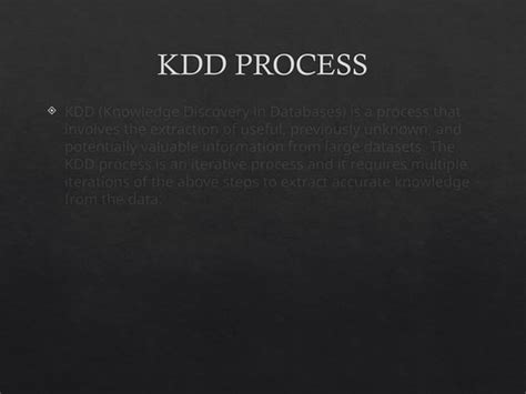 Kddprocess 1 Pptx Data Mining Seminar Kdd Process Pptx Databases Computer Software And