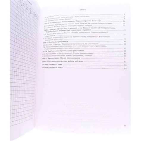 Геометрія 8 клас Зошит для самостійних та тематичних контрольних робіт Істер О С Книжки для