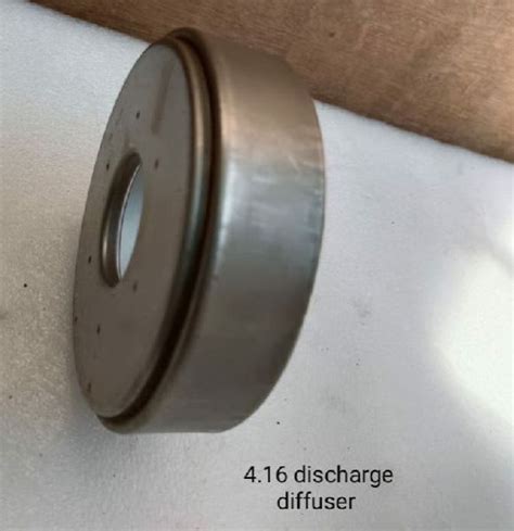 Stainless Steel Polished Discharge Diffuser Feature Heat Resistance Light Weight Long Life