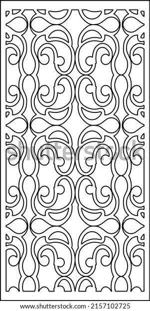 Pintable Laser Large Format Vector Illustrations Stock Vector Royalty