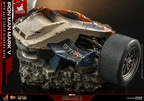 Iron Man 2 Hot Toys Iron Man Mark V And Race Track Diorama Base The