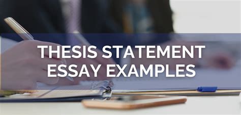 Thesis Statement Essays Voorbeelden Smodin