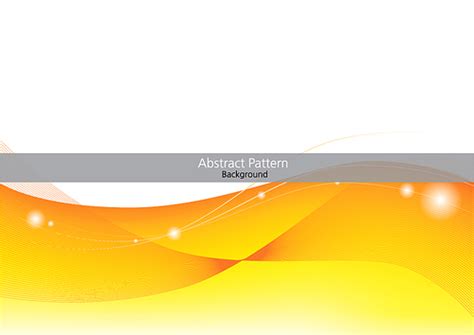 유토이미지 빛이 나는 라인 물결 무늬와 노란색과 주황색의 그라데이션 배경