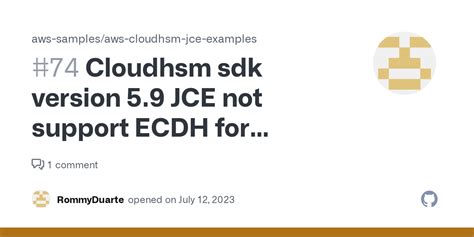 Cloudhsm Sdk Version Jce Not Support Ecdh For Generate Secret Ver Is Support Using