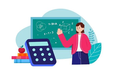 Premium Vector Math Presentation