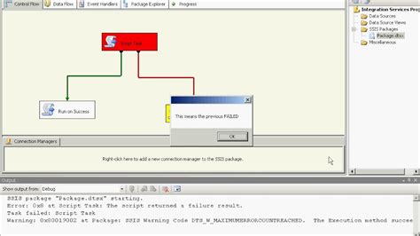 Msbi Ssis How To Use Precedence Constraints Part 38 Youtube