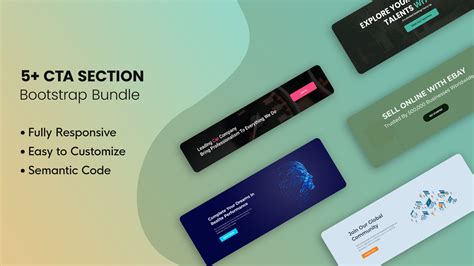 10 HTML Hero Section Web Ui Kits Bootstrap Bundle DesignToCodes