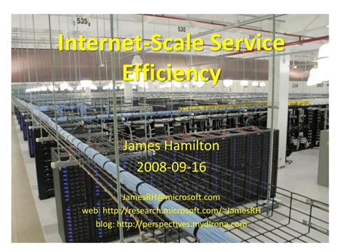 Pdf Internet Scale Service Efficiency Cornell University• Internet Scale Services