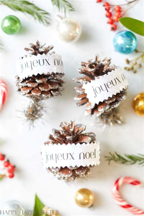 Diy Pinecone Ornaments Happy Happy Nester