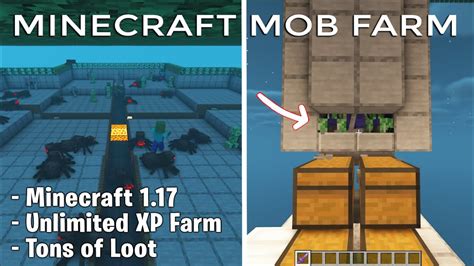 New Minecraft Mob Xp Farm 1 18 Insane Loot And Xp Farm Youtube