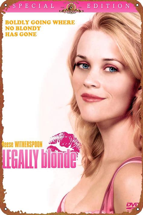 Legally Blonde Posters Metal Sign Tin Metal Retro Wall Decor For Homestreetgate