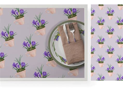 Spring Flowers Textile Design Pattern Behance