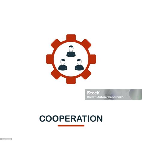 협력 아이콘입니다 팀워크 아이콘 컬렉션에서 프리미엄 스타일의 디자인 Ui 및 Ux 웹 디자인 애플 리 케이 션 소프트웨어 인쇄