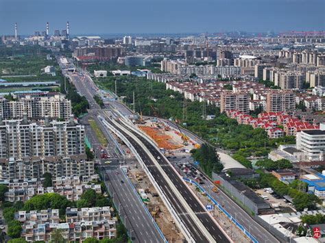 浦东巨峰路跨线桥今通车，为杨高北路全线建成奠定基础腾讯新闻