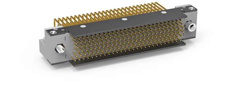 6 Row Right Angle Pth Pcb Connector With Mounting Ears Plug Rm67