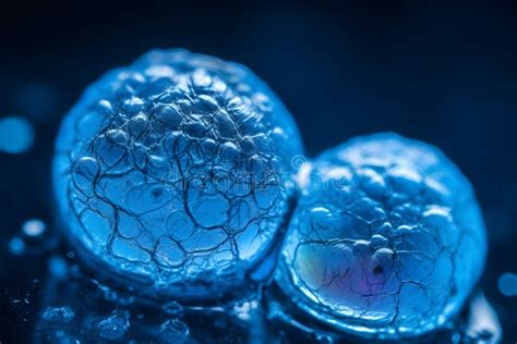 Cells Under The Microscope Neural Network Ai Generated Stock Illustration Illustration Of