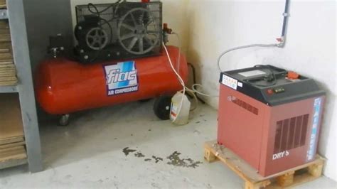 air compressor with air dryer - compressore d'aria con air dryer - YouTube