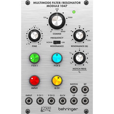 Behringer 1047 Multimode Filter Resonator Module For Eurorack Alto Music
