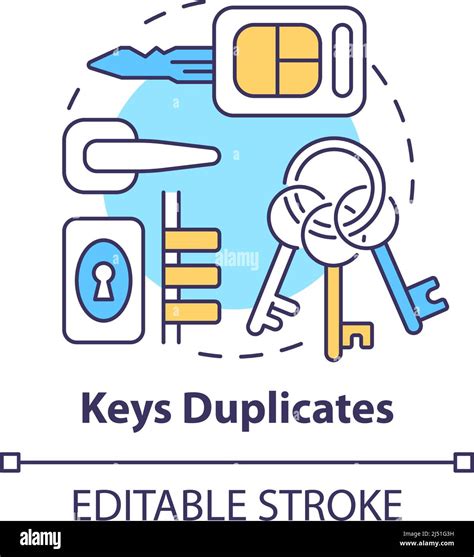 Duplicate Key Stock Vector Images Alamy