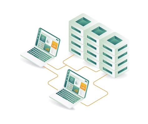 Premium Vector Computer Analysis Of Server Technology Development