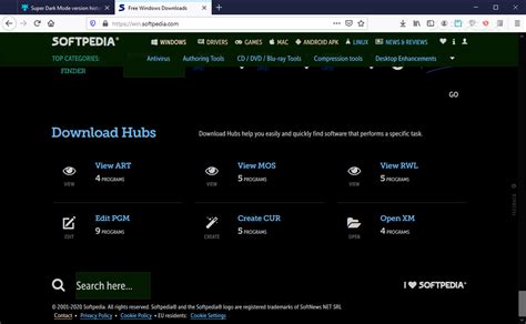 Super Dark Mode For Firefox Download Softpedia