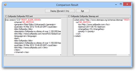 Comparexml Download Softpedia