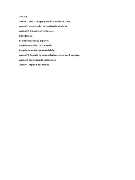 Ejemplo De Anexos Pdf