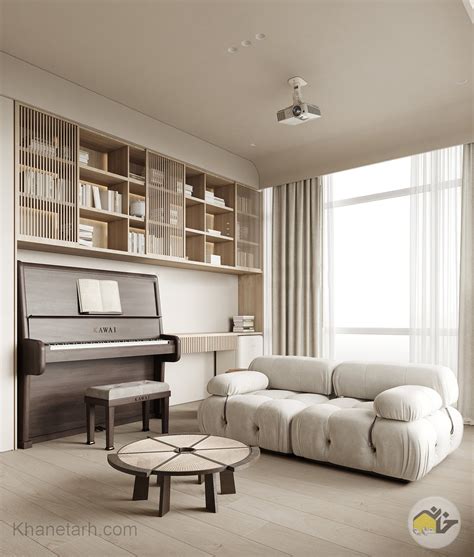 دکوراسیون داخلی ساده خانه مینیمال آرام و منسجم