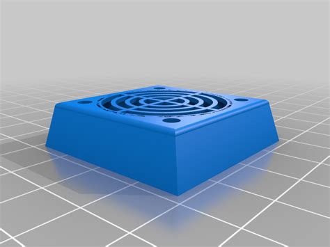 Raspberry Pi 3b Case Fan Cover By Mathias Download Free Stl Model