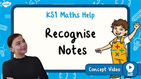 Recognise Notes Ks1 Maths Concept Video Teacher Made