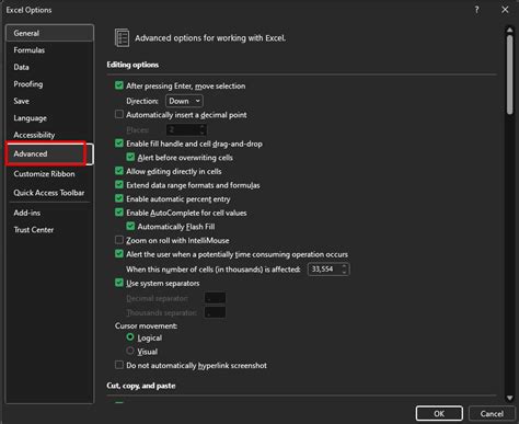 Excel Worksheet Cells Not Visible