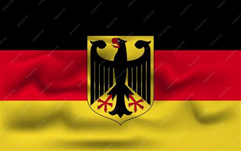 Premium Vector Realistic Germany Vector Flag Design
