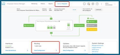 Configure Route Based Vpn With Static Route On Ftd Managed By Fdm Cisco