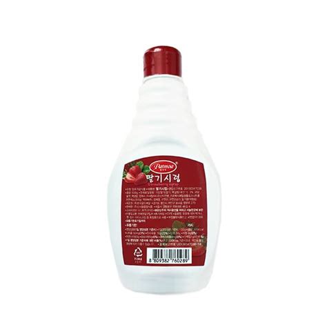 팥모아 딸기시럽 500g 투고커피 코케비즈
