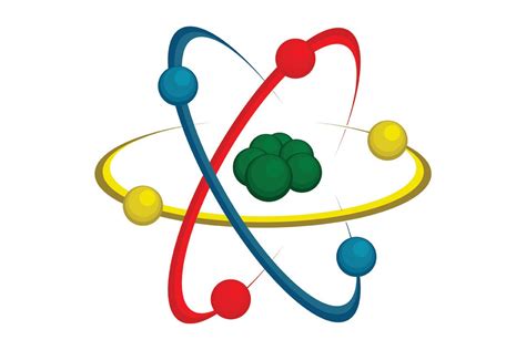 The Chemical Structure Of An Atom In Sim Graphic By Image Vector By Projeto Creative Fabrica