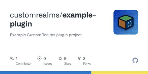 Github Customrealmsexample Plugin Example Customrealms Plugin Project