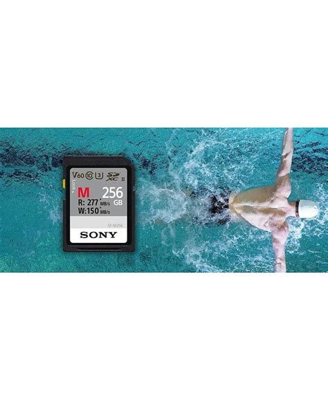 Sony 256Gb V60 Uhs-Ii M-Series Memory Card (Read 277 Mb/s Write 150 Mb ...
