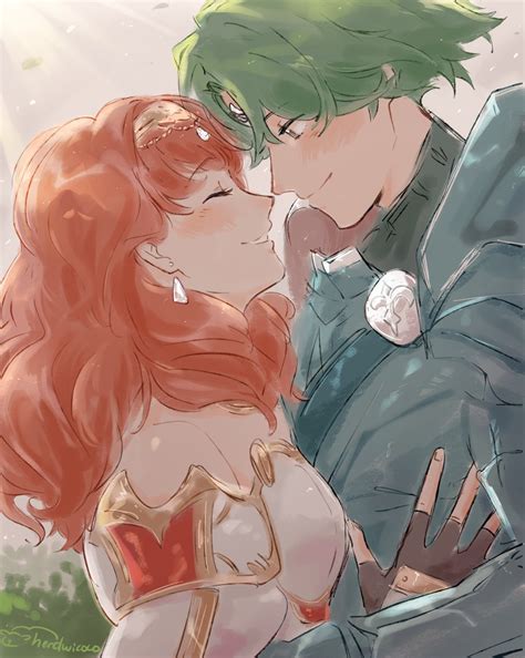 Celica And Alm Fire Emblem And 2 More Drawn By Herdwicoco Danbooru