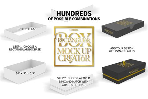 Rectangular Box Mockup Creator On Behance