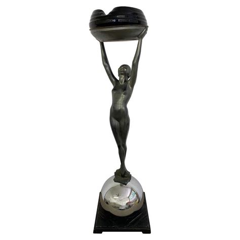 Frankart Lady Vase With Steuben Glass Model F612 At 1stdibs