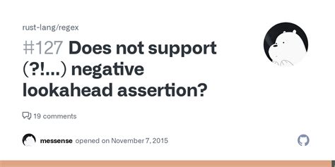 Does Not Support Negative Lookahead Assertion · Issue 127