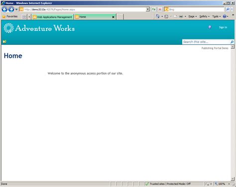 Mixed Anonymous And Secure Content With Sharepoint 2010 Chris Coulson