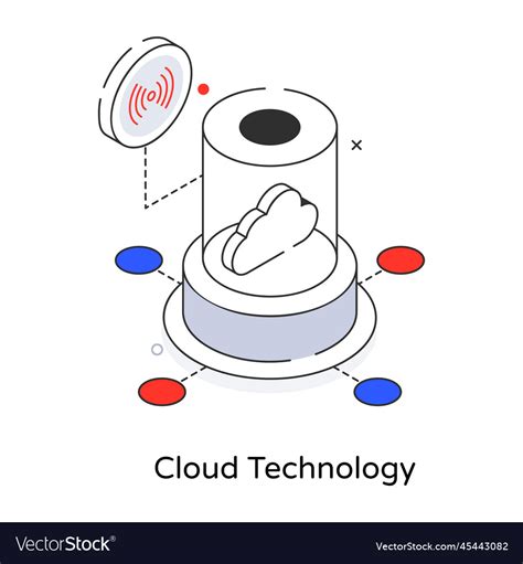 Cloud Technology Royalty Free Vector Image VectorStock