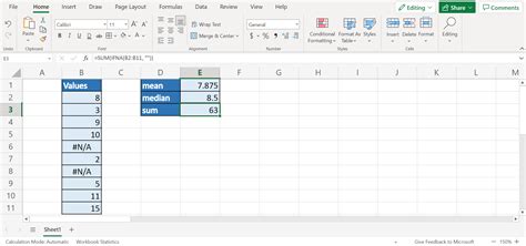 How To Ignore N A Values In Excel Sheetaki