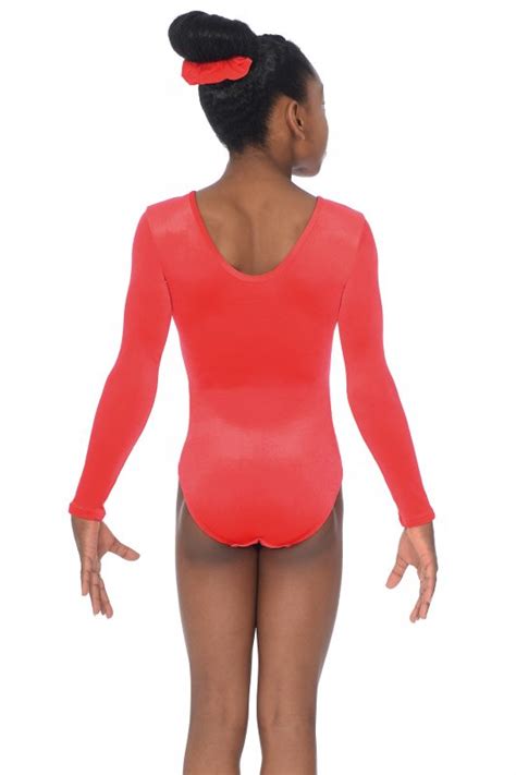 Gymnastic Leotard Velour Long Sleeve Leotard Sparkle By The Zone