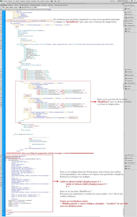 javascript cómo evitar impresión de una celda de una tabla stack overflow en español