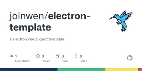 Github Joinwenelectron Template A Electron Vue Project Template