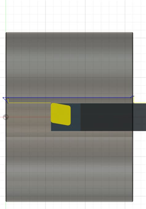 How To Adjust Turning Toolpath So That The Boring Bar Is Not On The
